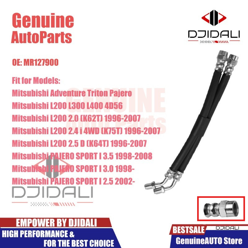 New Oil Cooler Feed & Return Hose Set For Mitsubishi Adventure Triton ...