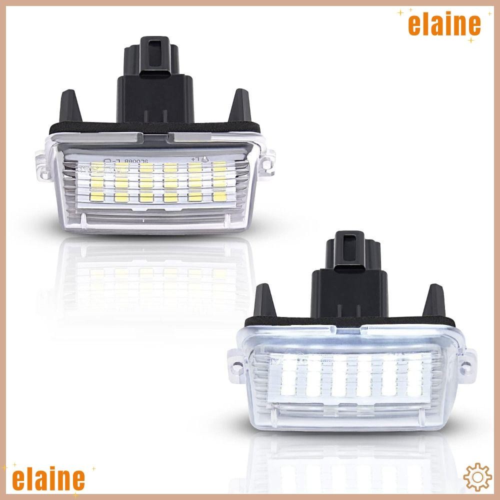 ELAINE2 1 Pair LED License Plate Light, 12V Bright White License Plate ...