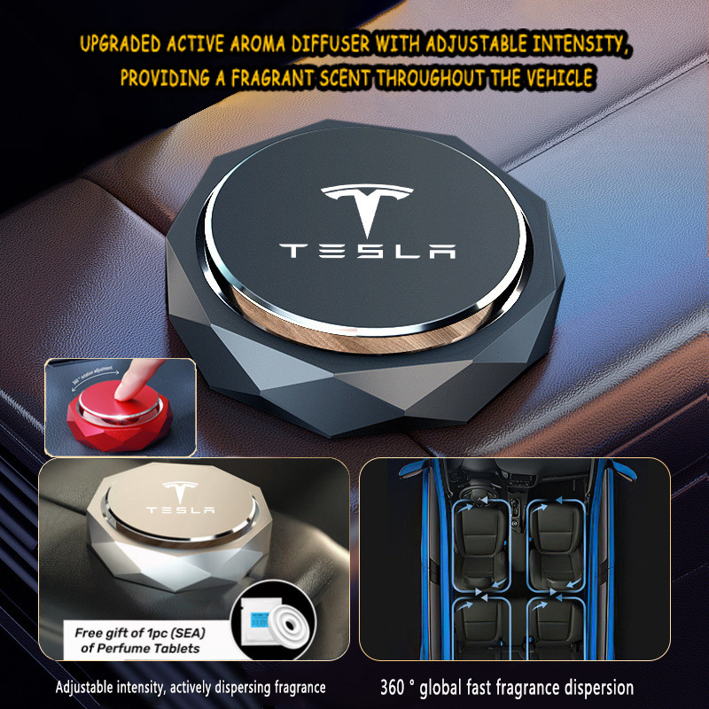 Tesla Car Lasting Fragrance Air Freshener Car Aromatherapy Decoration ...