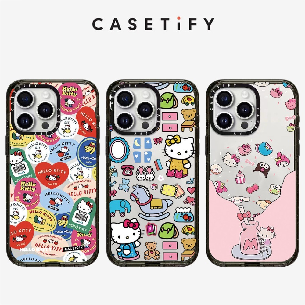 Hello Kitty label Acrylic Anti fall Phone Case For IPhone 16 ProMax ...