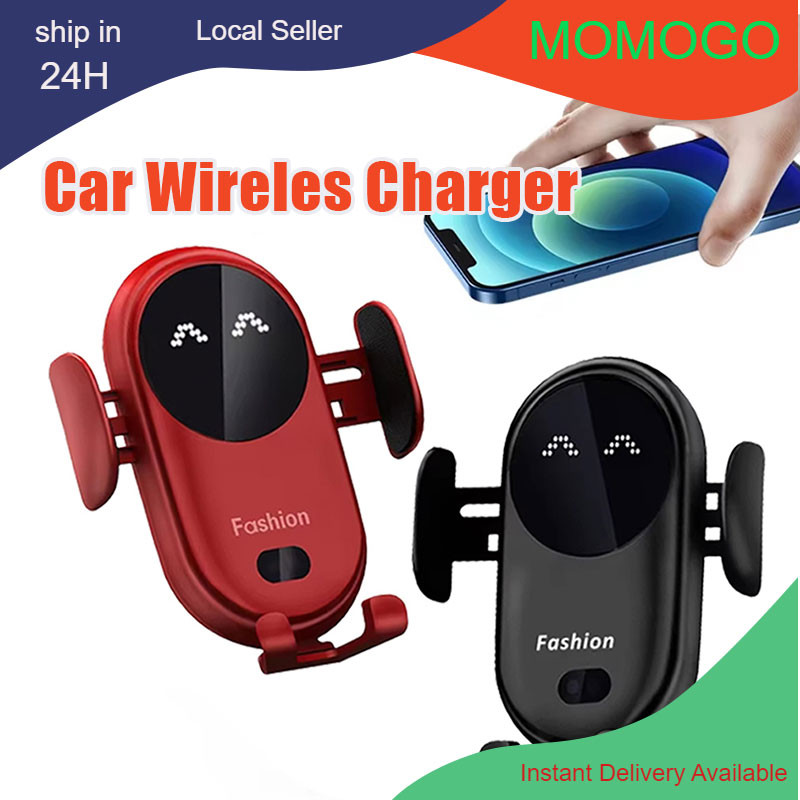 Car Wireless Charger, Phone Holder Charging Wireless Car Charger Stand ...