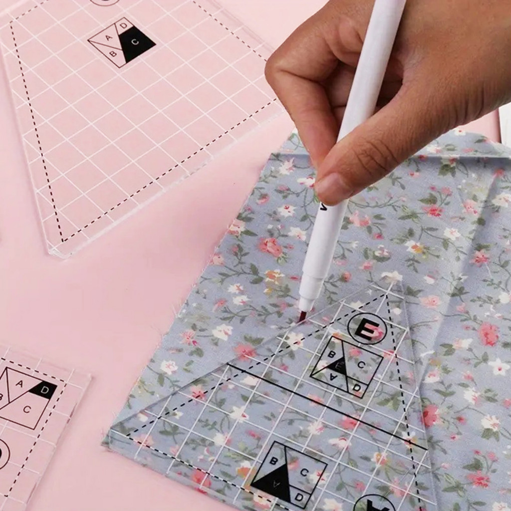 Dottam| Quilting Ruler Kit 5pcs Quilting Ruler Set for Diy Sewing Craft ...