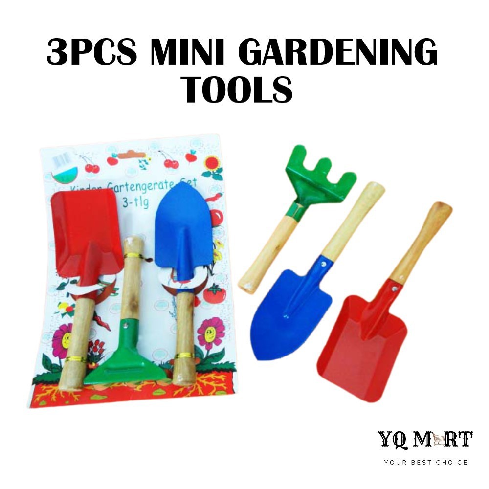 3PCS Gardening Tools/ Mini Shovel/ Mini Rake/ Sand Castle Tools ...