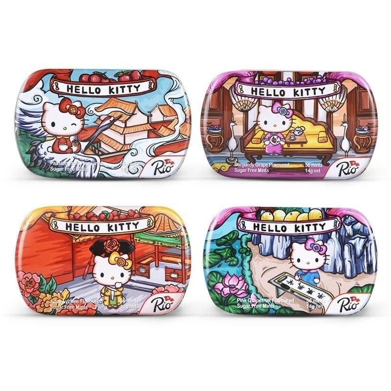 Rio HelloKitty Joint Name Sugar-Free Mint Candy National Fashion Mouth ...