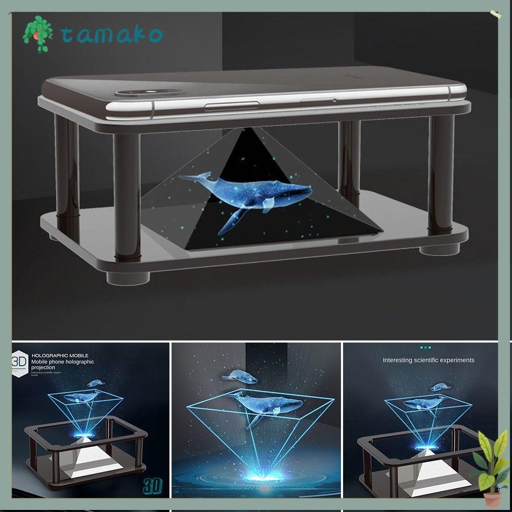 Tamako Holographic Display Stand Creative Plastic Pyramid Hologram