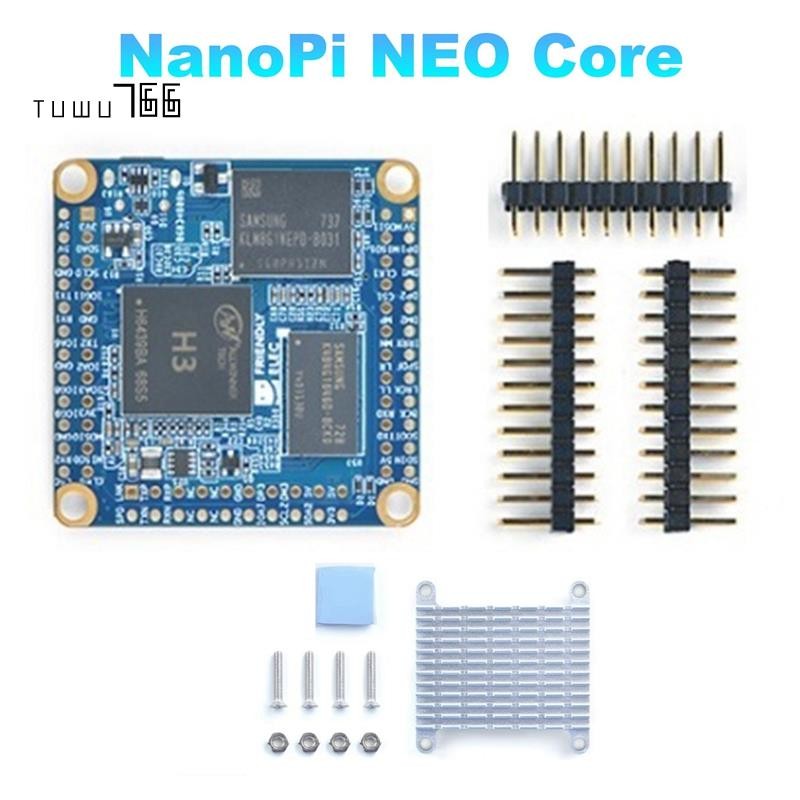 NanoPi NEO Core Board IoT Development Board+Heat Sink DDR3 RAM Allwinner H3 Quad-Core -A7 ...
