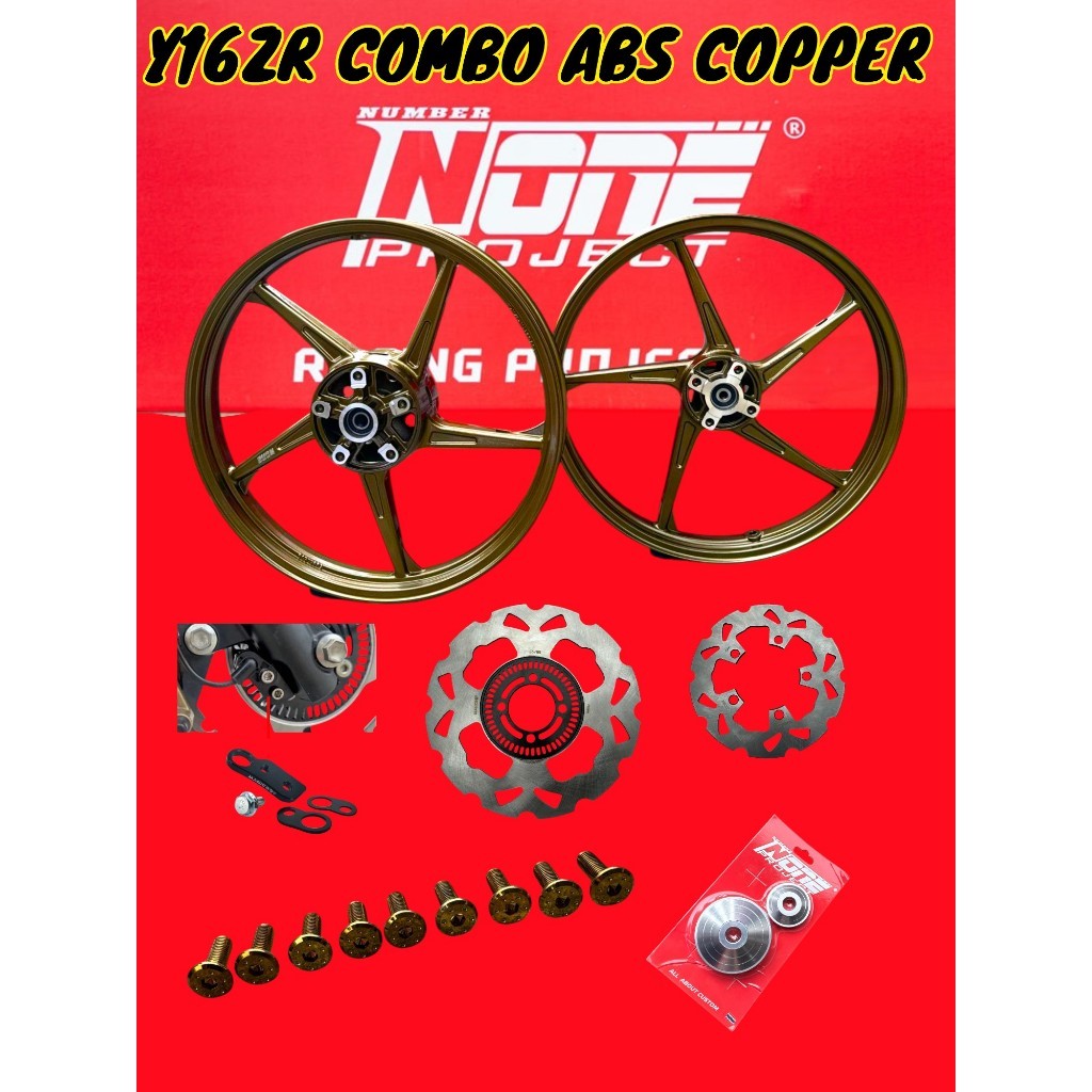 N ONE PROJECT SPORT RIM Y15ZR V1 V2 Y16ZR V1 Y16ZR V2 ABS COMBO 160-160 ...