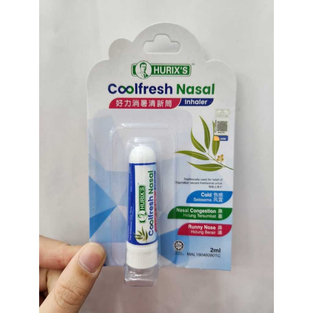 HURIX'S Coolfresh Nasal Inhaler (2ml) | Shopee Malaysia