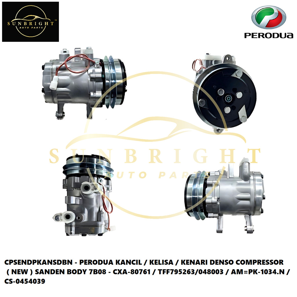 PERODUA KANCIL / KELISA / KENARI DENSO COMPRESSOR ( NEW ) | Shopee Malaysia