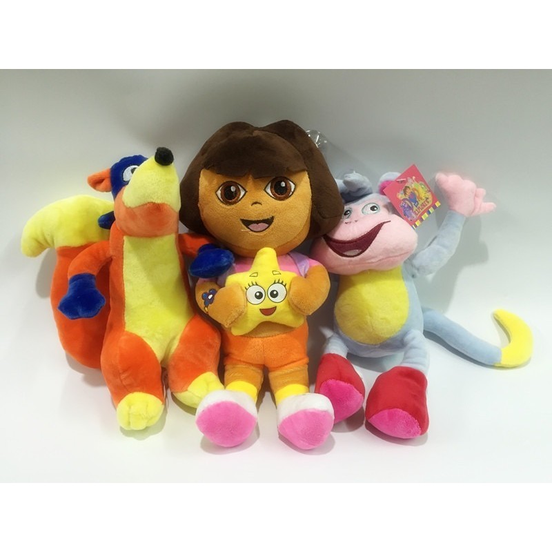 JAMXUN New Do-ra Plush Toys Love Adventure Monkey Boots Swiper Cute ...