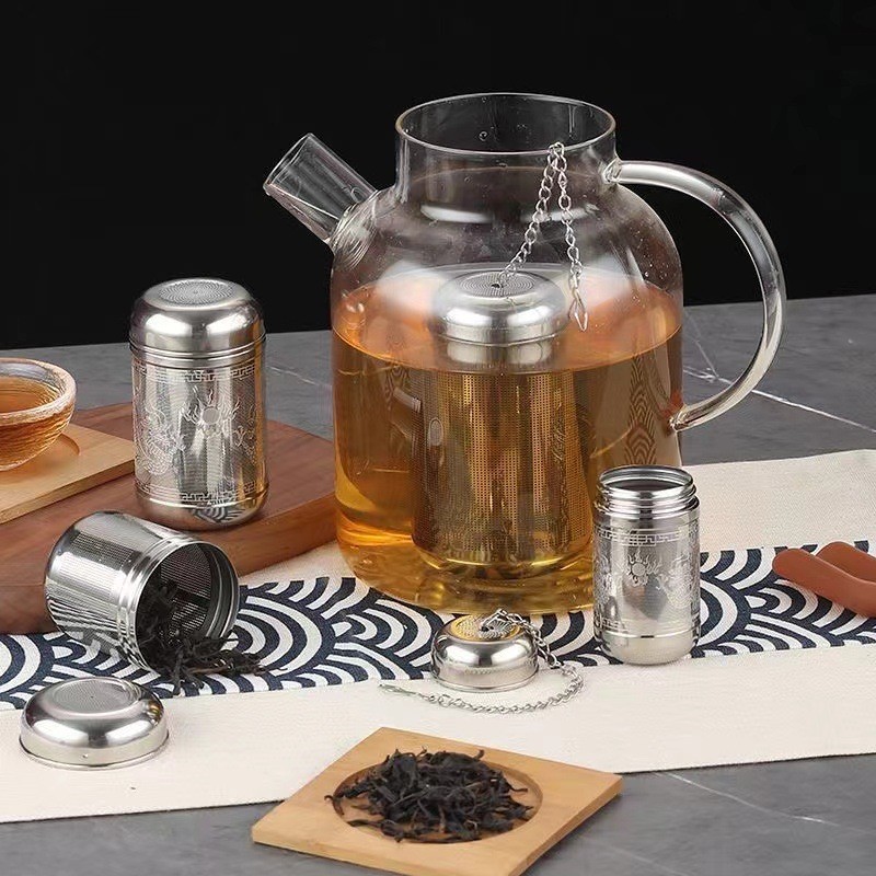 Stainless Steel Tea Drain Stewed Teapot Tea Warehouse Tea Filter ...