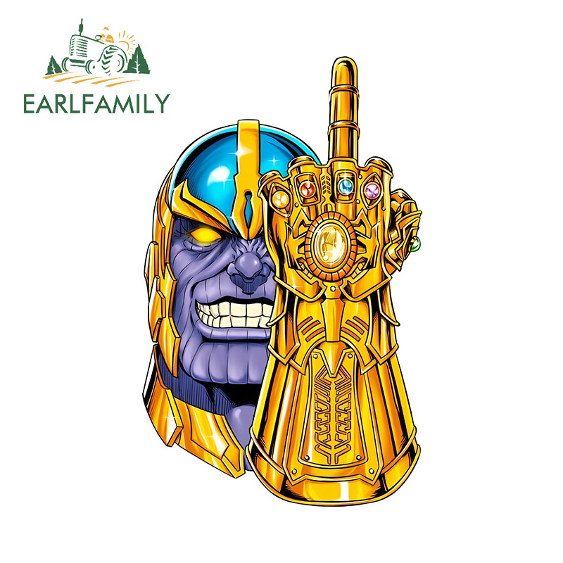 EARLFAMILY 13cm Thanos Car Sticker Windows Campervan Personality ...