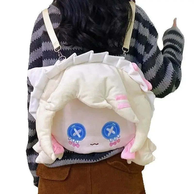 Anime Identity V Emma Woods Gardener Backpack Big Mouth Beast Ears ...