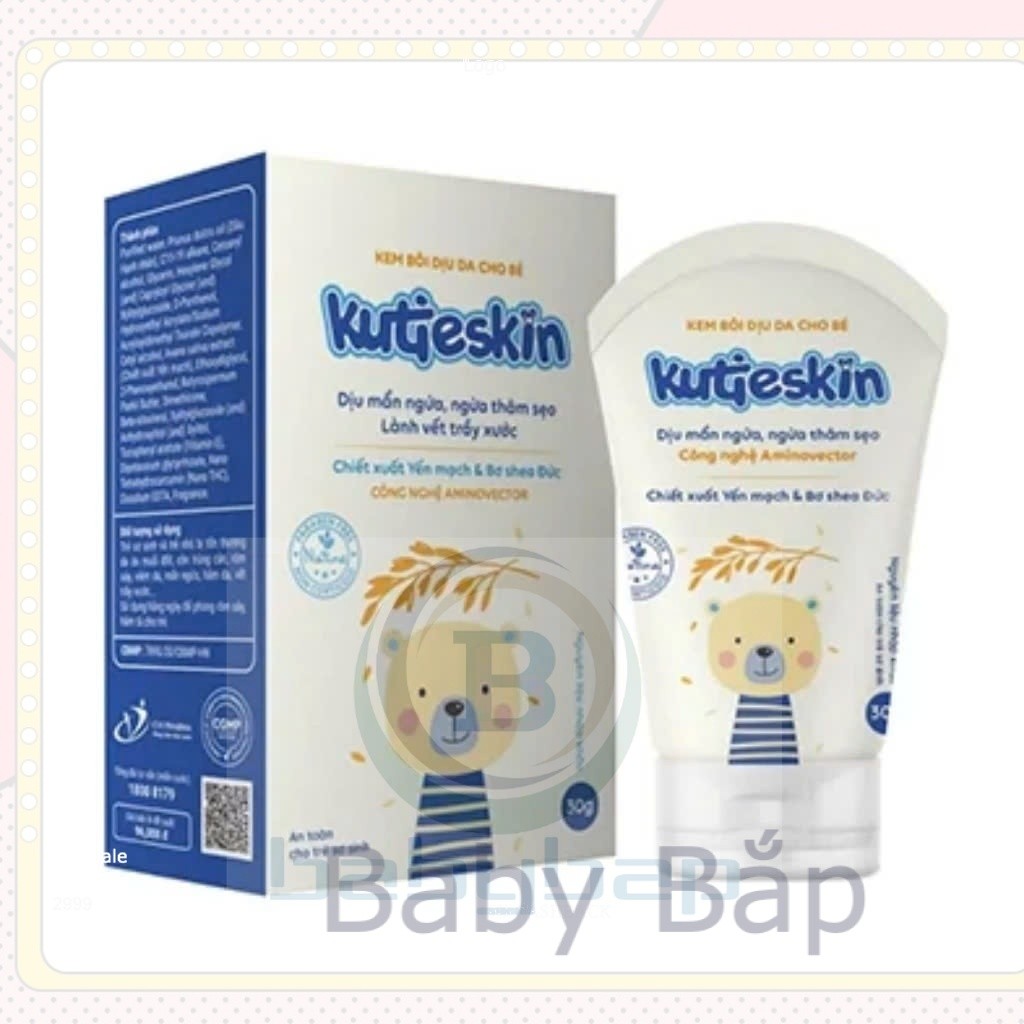 Kutieskin Anti-Diaper Rash, Itching, Insect Bites, Skin Soothing Cream ...