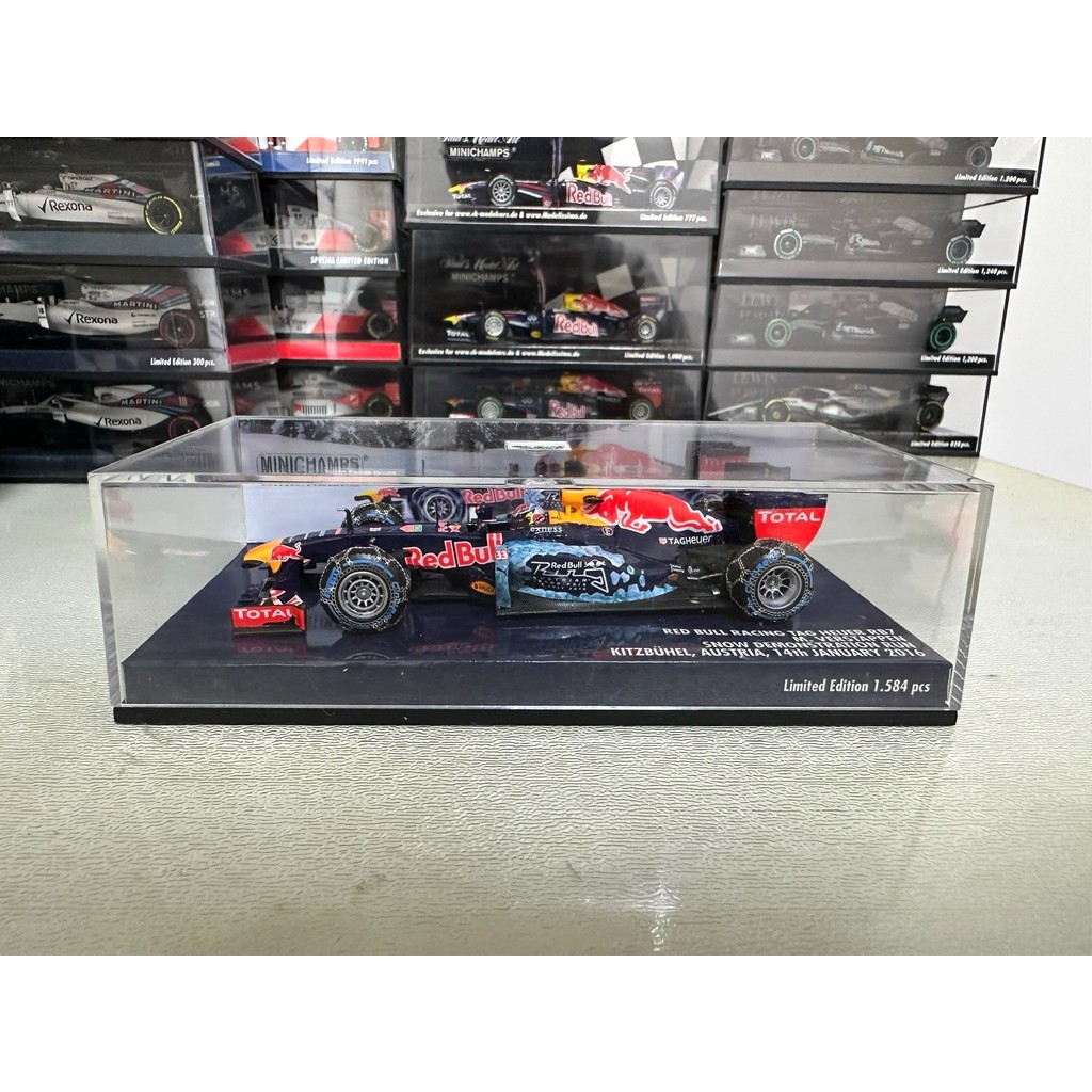 [Ready Stock] Mini Cut/Minichamps 1/43 Red Bull RB7 Snow Bull Model ...