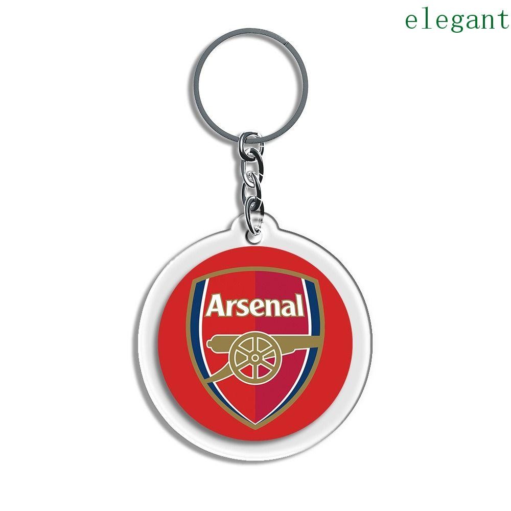 ELEGANT Football Club Emblem Keyring, Juventus Liverpool Soccer Club ...