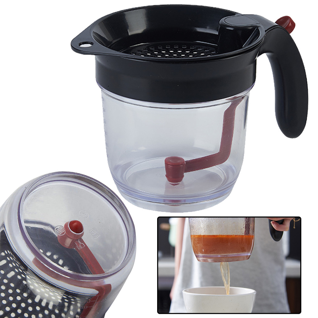 Fat Separator with Easy Bottom Release Fat Gravy Separator with ...