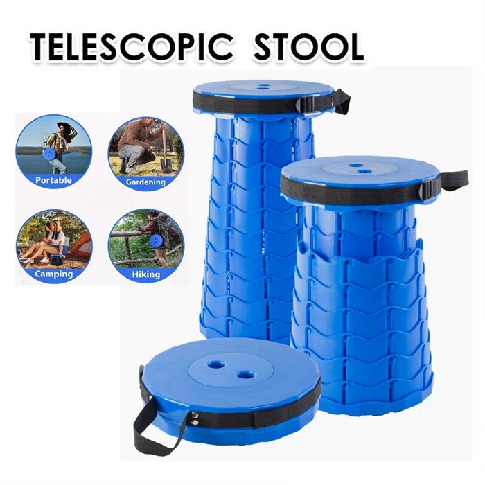 Kerusi Mudah Lipat Jimat Ruang Folding Telescopic Stool Portable ...