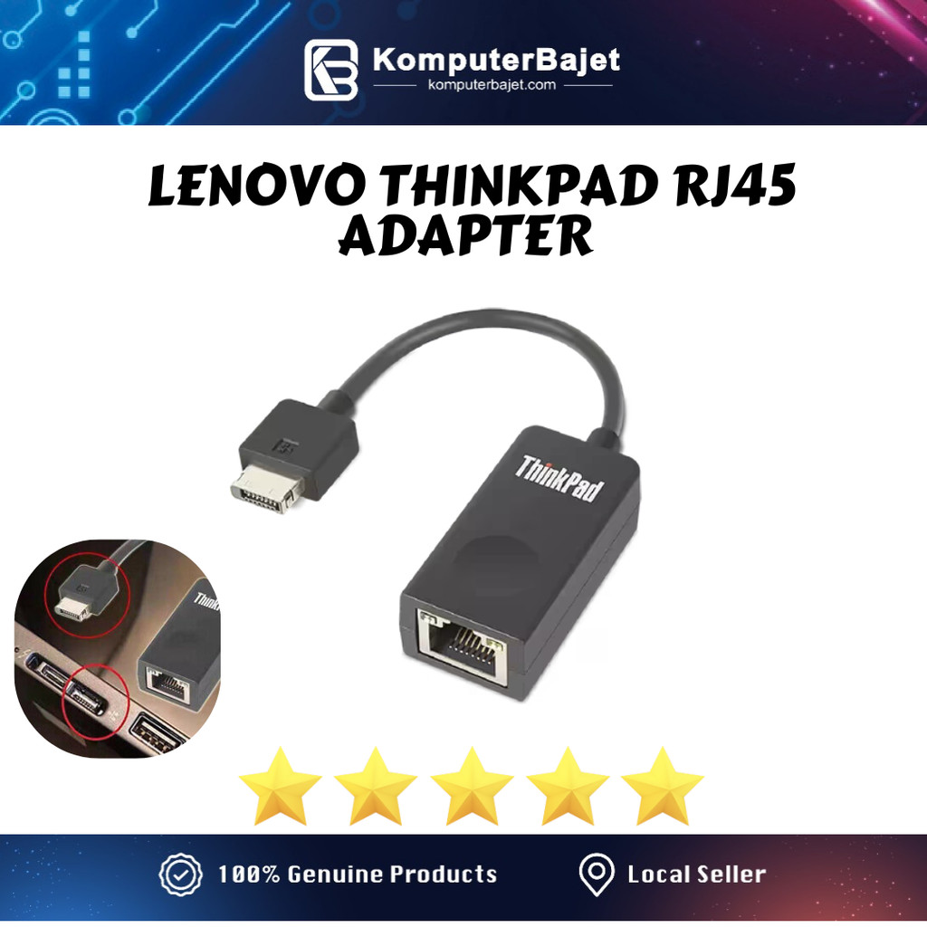 Lenovo Gen 2 Dongle RJ45 Ethernet Extension Adapter for Lenovo Thinkpad ...