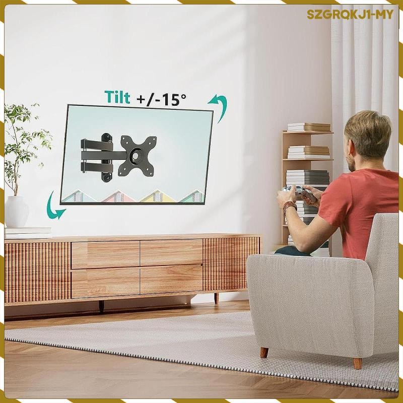 [szgrqkj1] TV Wall Mount Bracket Rotation Practical for 13-32 inch ...