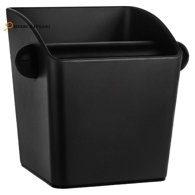 Espresso Knock Box Square High Side Wall Splash Prevention Design Knock ...