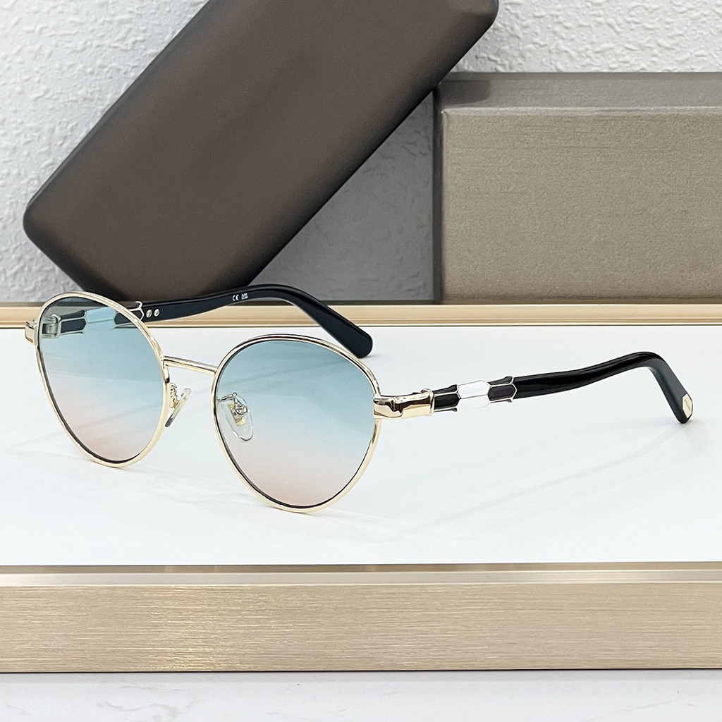 Bvlgari 6155 Retro Round Vacation Light Luxury Hot Girl Female ...