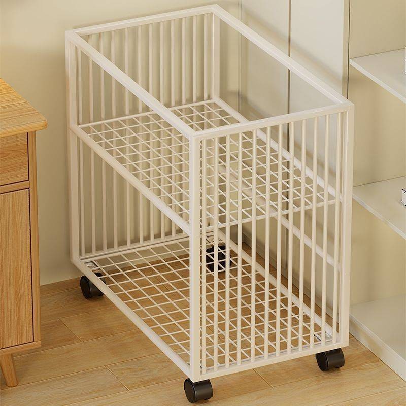 Desk bookshelf Wrought iron book storage rack Large capacity bookshelf ...