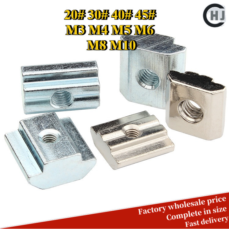 European Standard Aluminum Profile Accessories T-Type Nut Slider Nut 20 ...