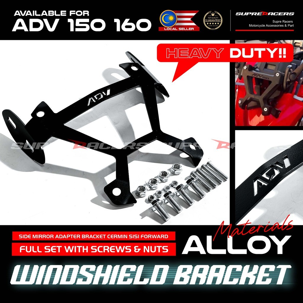 Windshield Bracket ADV 150 160 Visor Windshield Serpo Mirror Bracket ...