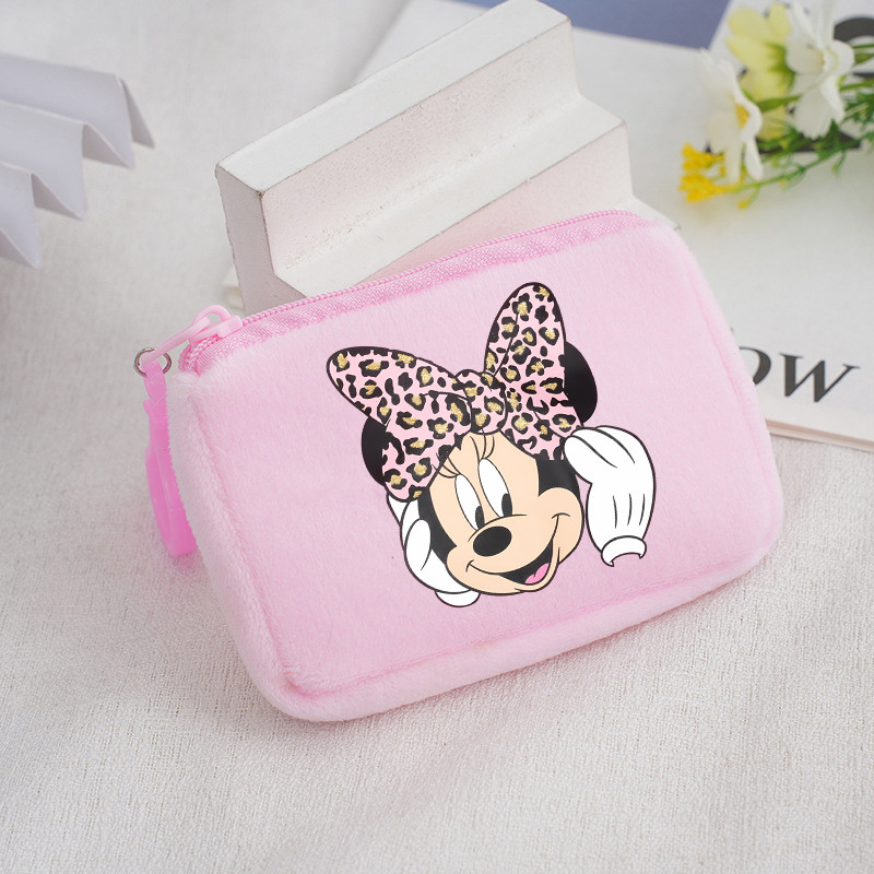 Mickey Mouse Coin Wallet Cartoon Square Mini Zipper Cute Money Bag ...