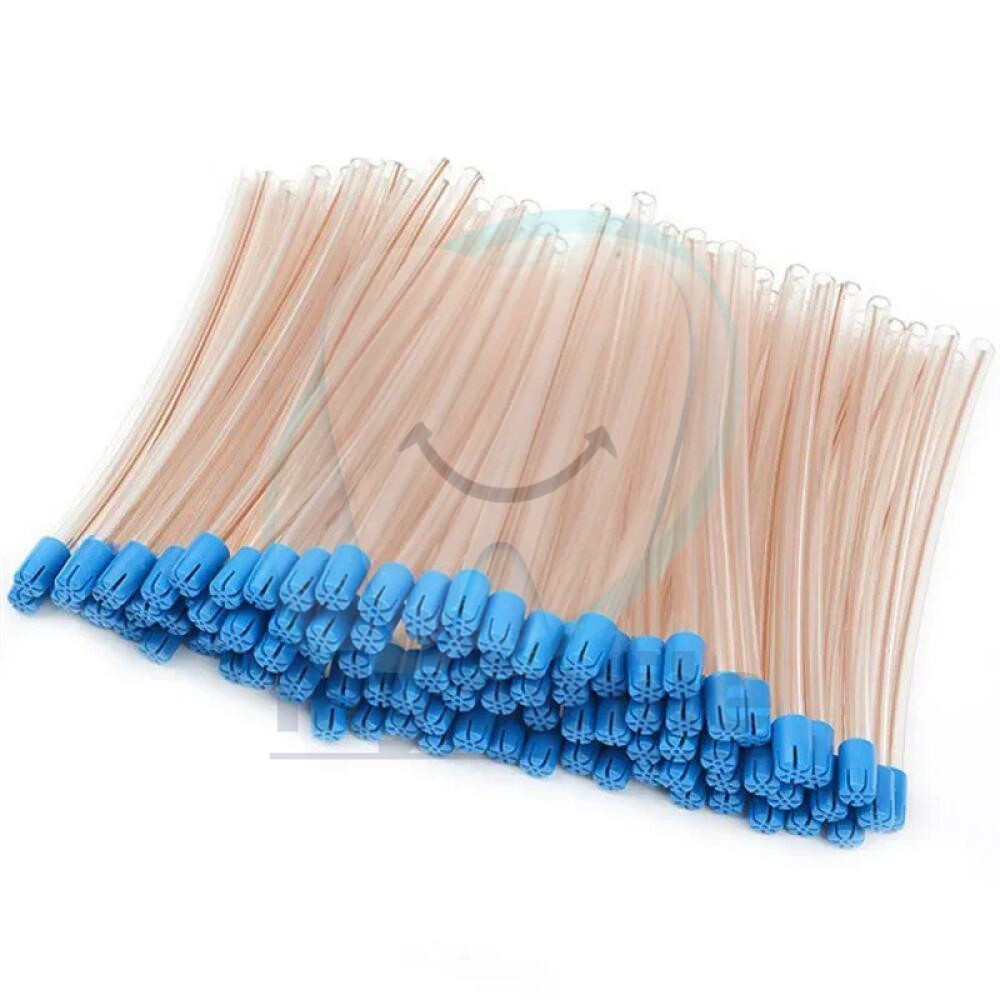 100pcs Dental Disposable Saliva Ejector Low Volume Suction Tips ...