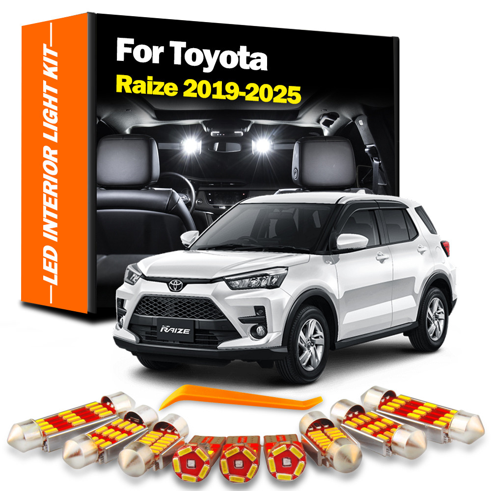 10Pcs Canbus Car LED Interior Dome Map Reading Trunk Light Kit For ...