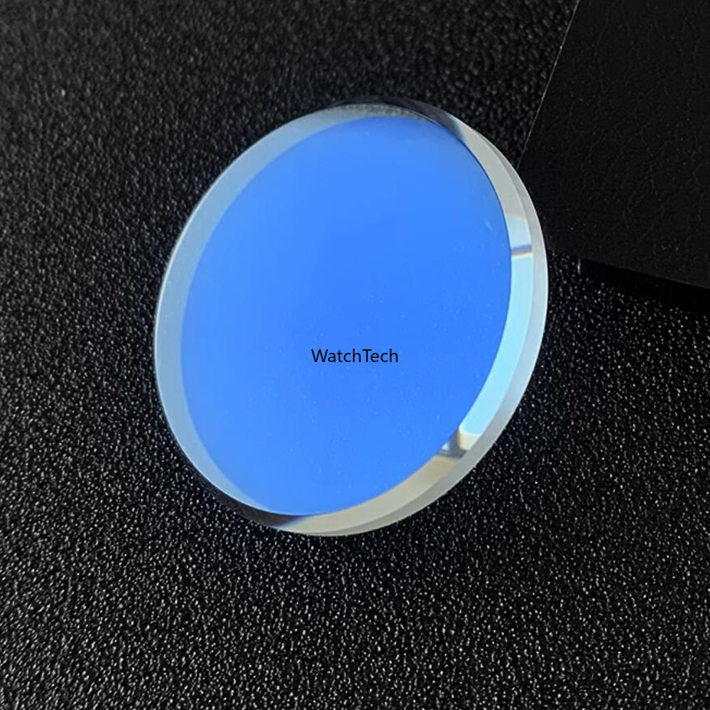 AR Blue Flat Watch Glass Big Chamfer Mineral Crystal fit Seiko SKX013 ...