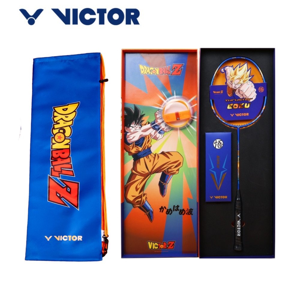 VICTOR X DRAGON BALL Z Collection Gift Box Badminton Racket TK-GOKU-DBZ ...
