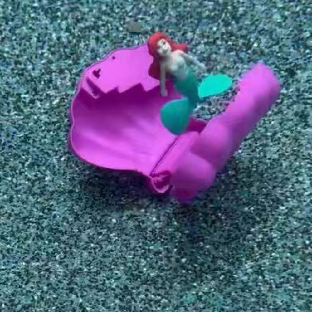 Shell Mermaid Children's Diving Toy Creative Spin Rising Mermaid ...