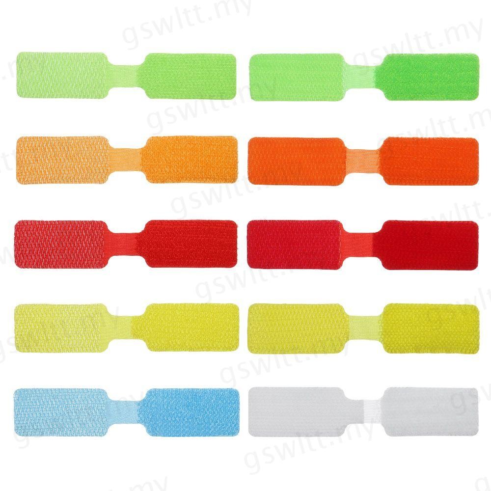 GSWLTT 5Pcs Nylon Cable Labels Writable Winder Wire Tidy Organizer ...
