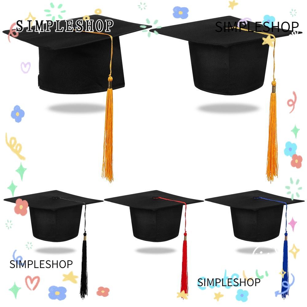 SIMPLESHOP Mortarboard Cap, Degree Ceremony 2024 Happy Graduation Graduation Hat, High School ...