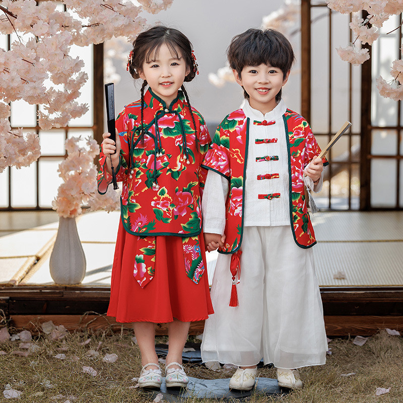 Hanfu Boys Tang Suit New Chinese Style Chinese Style Suit 2024 March 3 ...