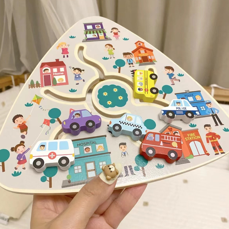 1205 Magnetic Track Labyrinth Handheld Rollerball Children's ...