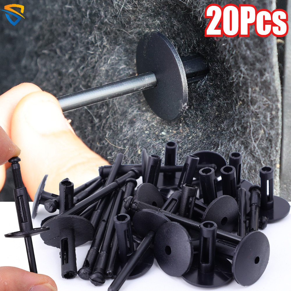 20Pcs High Quality Car Bumper Fender Plastic Expansion Blind Rivets ...