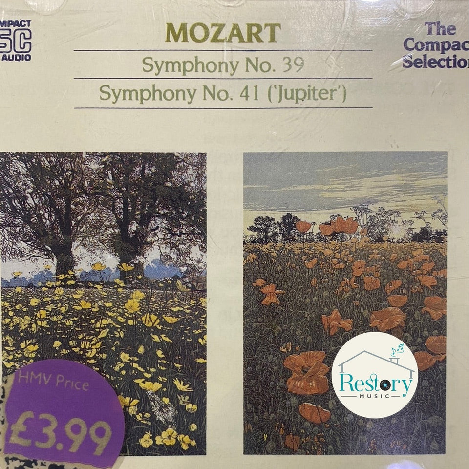 Wolfgang Amadeus Mozart CD-Symphony No.39 & No.41 (Jupiter) (CD) (NM or ...