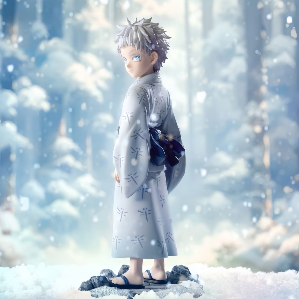 Anime Jujutsu Kaisen Satoru Gojo Childhood Kimono Figure | Shopee Malaysia