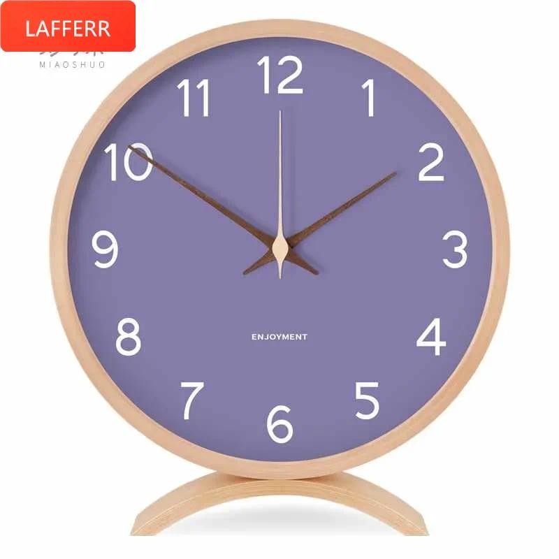 Light Luxury Table Clock Table Clock Desktop Clock Living Room Place Household Desktop Modern ...