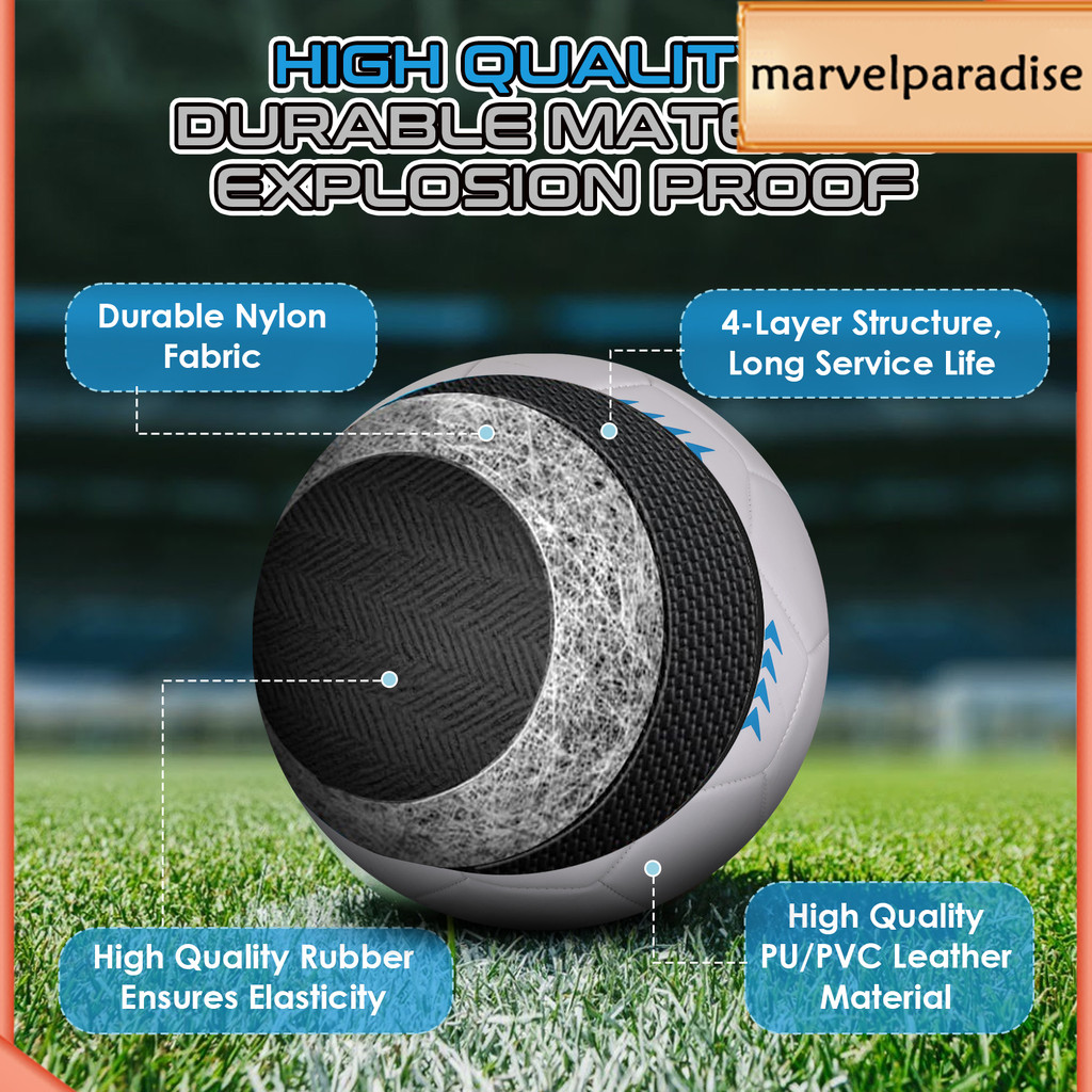 Four-layer And Proof Standard Size 5 Soccer Ball For Match Size 5 ...