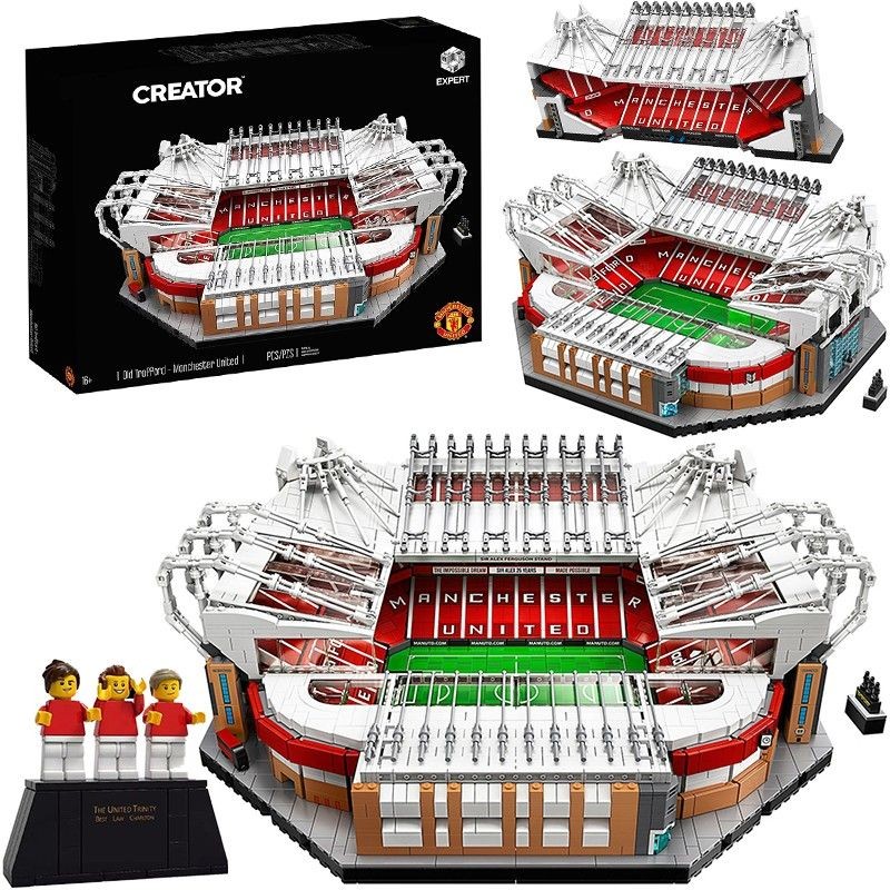Lego manchester united Compatible lego Old Traford Stadium 10272 Red ...