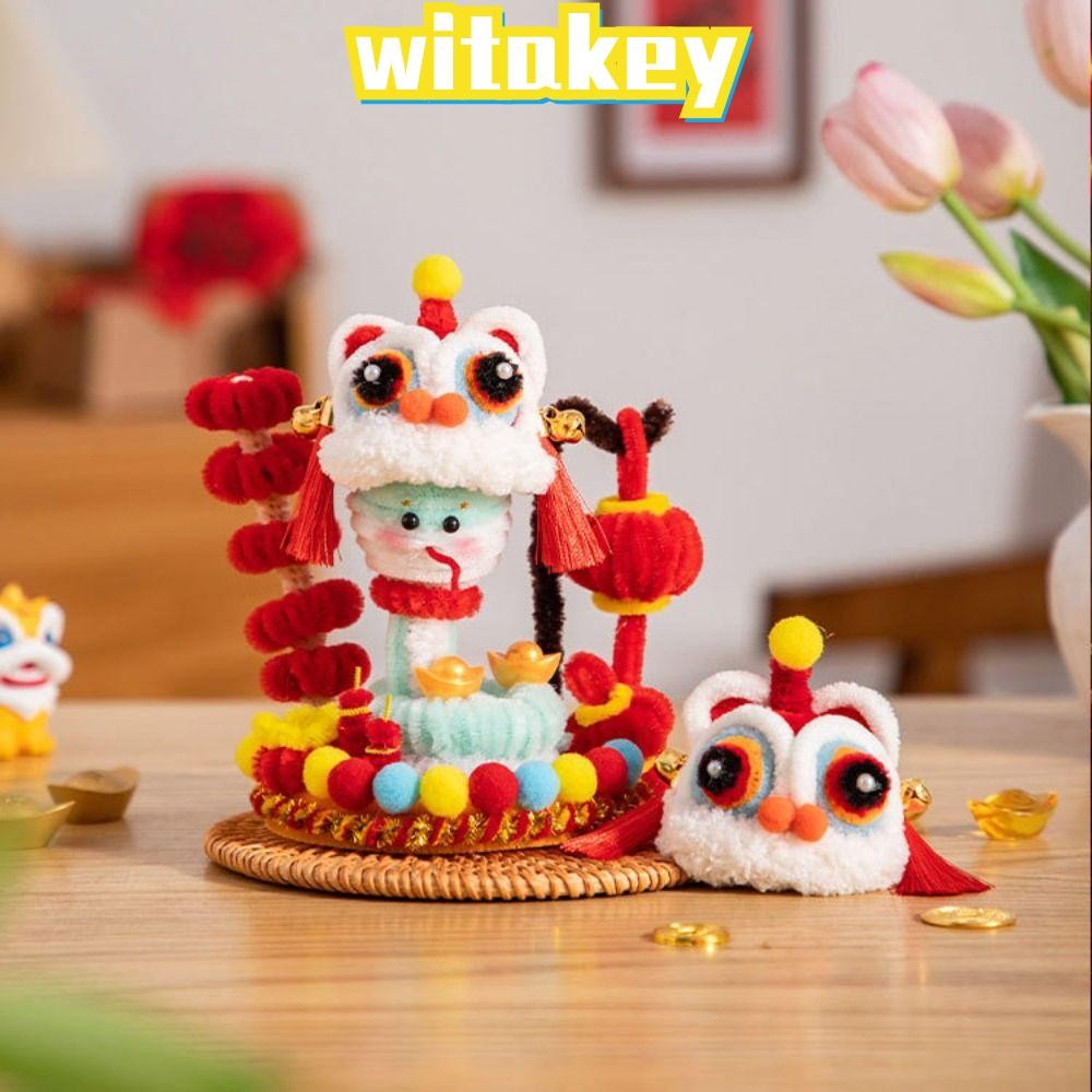 WITAKEY Snake Handmade Crafts, DIY Snake Twisting Rod Material Pack ...