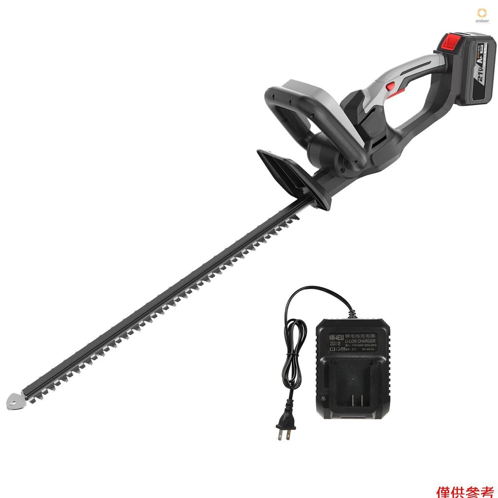 Cordless Hedge Trimmer 21V Battery Bush Trimmer Electric Hedge Trimmer ...