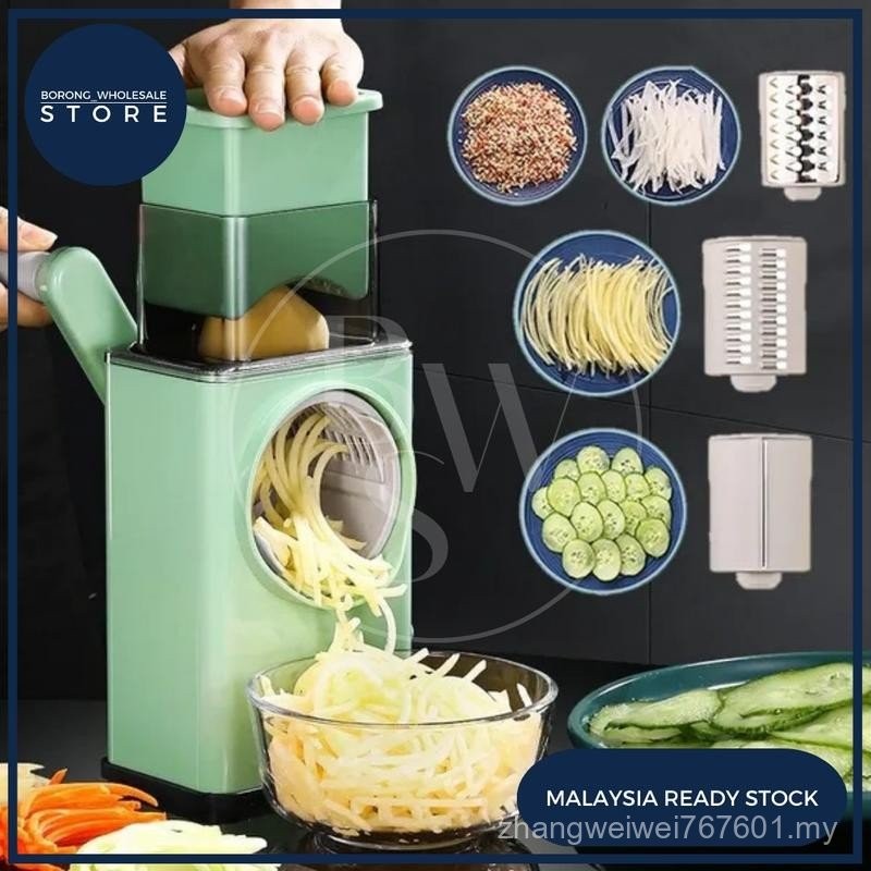 3 dalam 1 pelbagai fungsi sayur-sayuran Grater Cutter Slicer Shredder ...