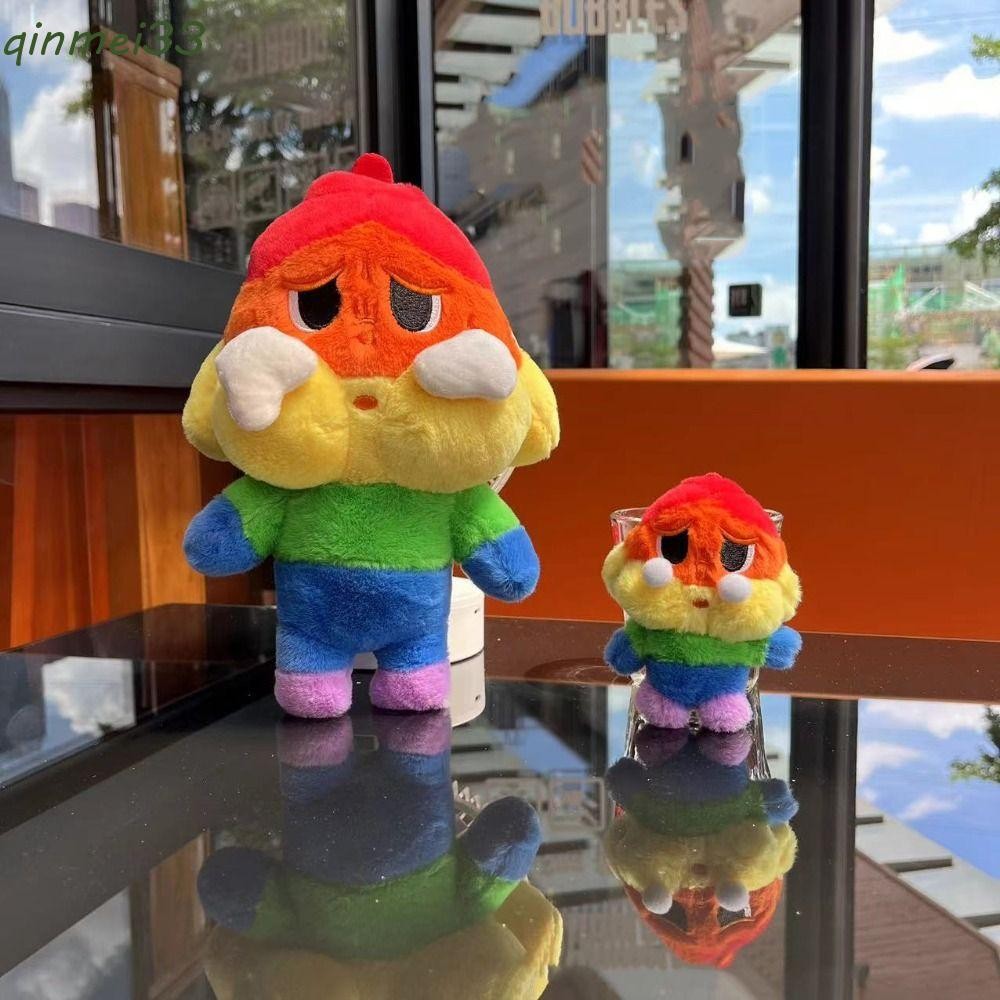 QINMEI Crybaby Plush Keychain, The Powerpuff Girls Fluffy Rainbow ...