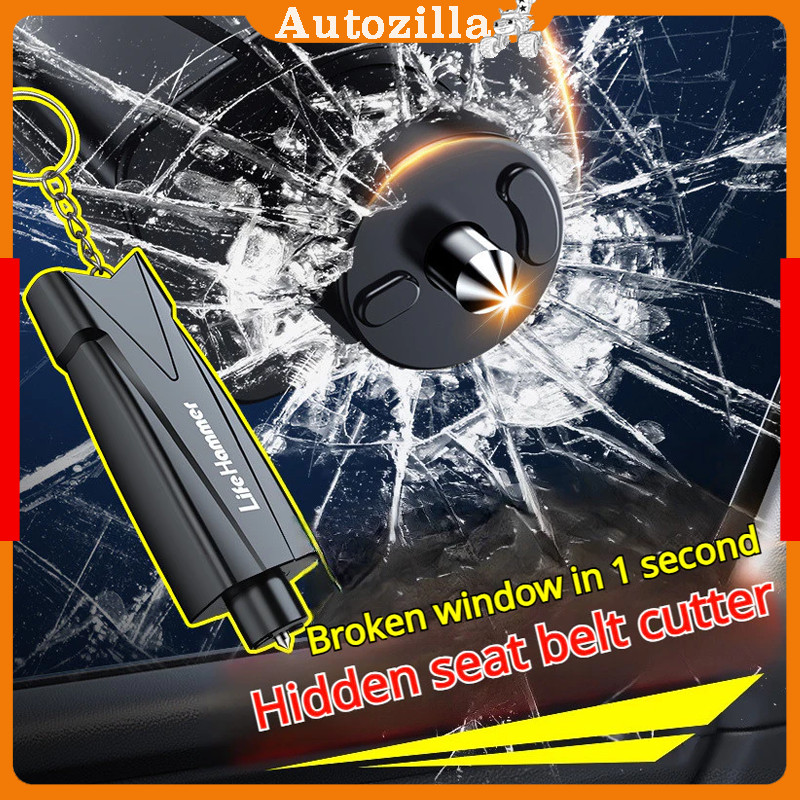 3-in-1 Window Breaker Seatbelt Cutter One-second Car Window Breaker ...